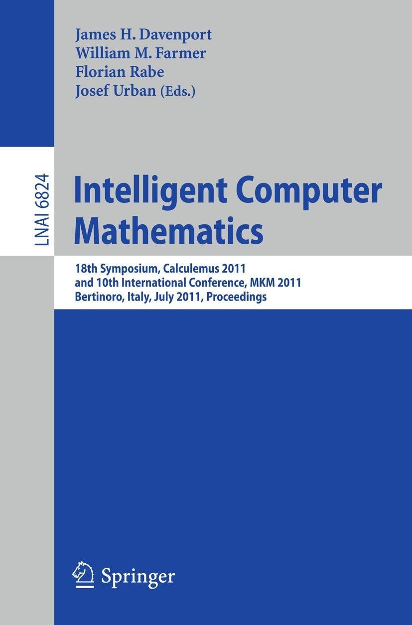 Intelligent Computer Mathematics - Davenport, James H. - Megaknihy.cz