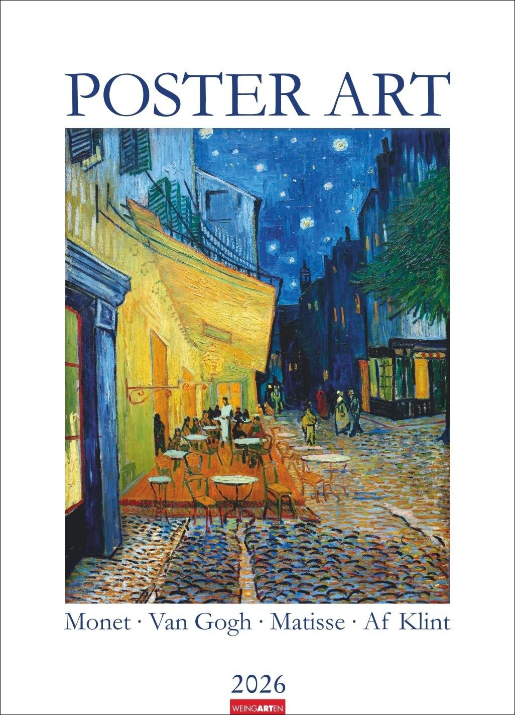Poster Art Kalender 2026 - Monet, Van Gogh, Matisse, Kandinsky ...