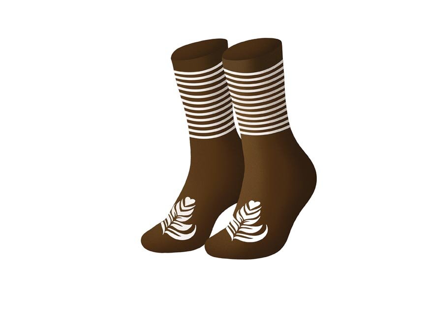 gifty - Ponožky 38-42 Gifty - COFFEE 1042639 - - Megaknihy.cz