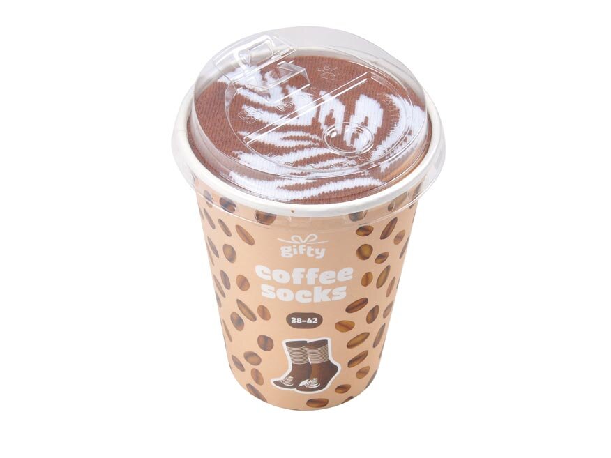 gifty - Ponožky 38-42 Gifty - COFFEE 1042639 - - Megaknihy.cz