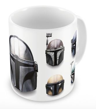 Keramický hrnek Star Wars|Hvězdné války Tv seriál The Mandalorian: Helmet (objem 300 ml) bílý ...