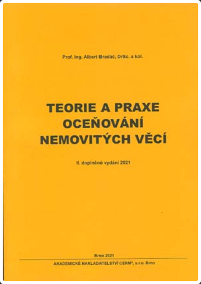 Teorie a praxe oceňování nemovitých věcí - Bradáč A. a kol. - Megaknihy.cz