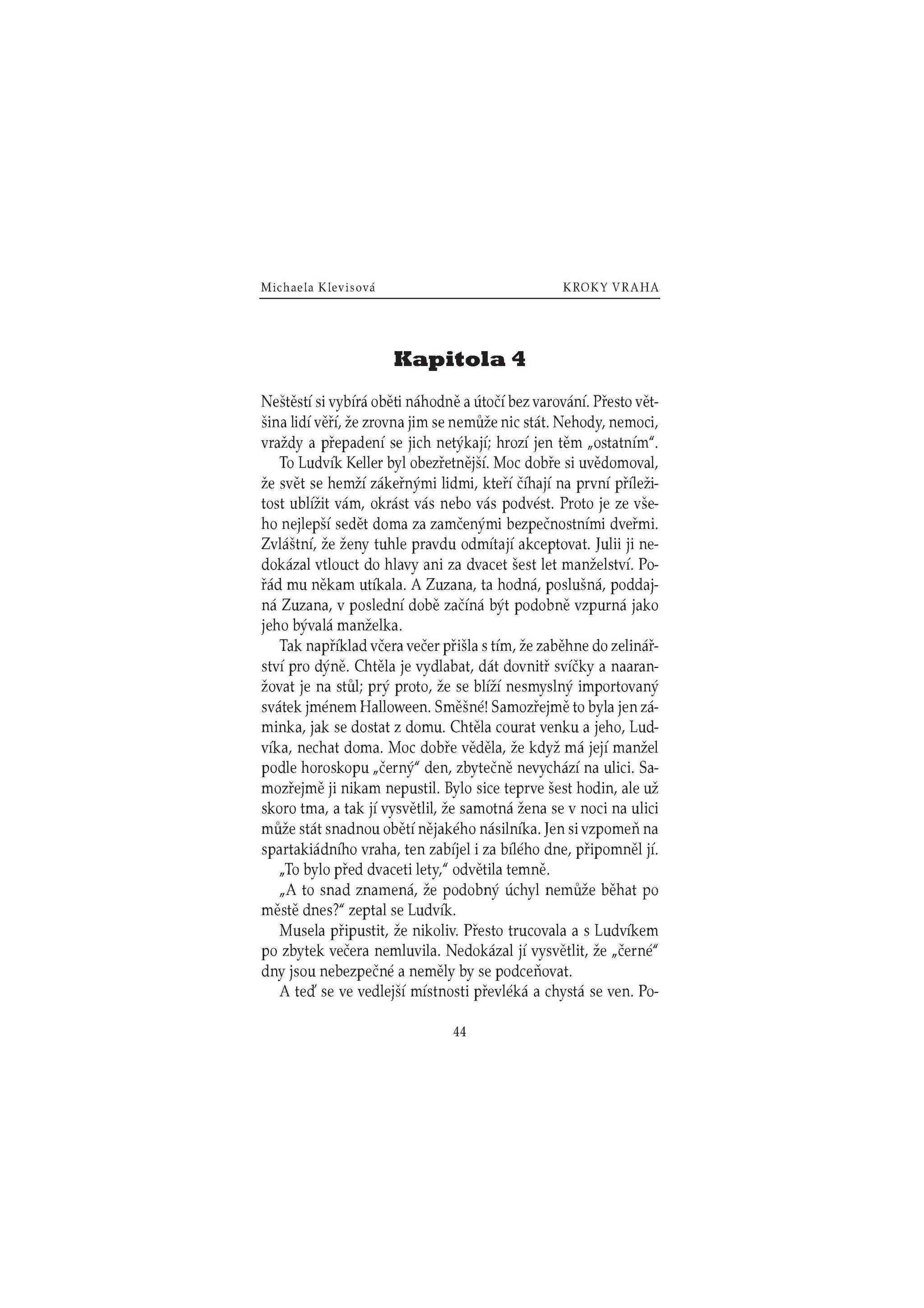 Kroky vraha - Michaela Klevisová - Megaknihy.cz