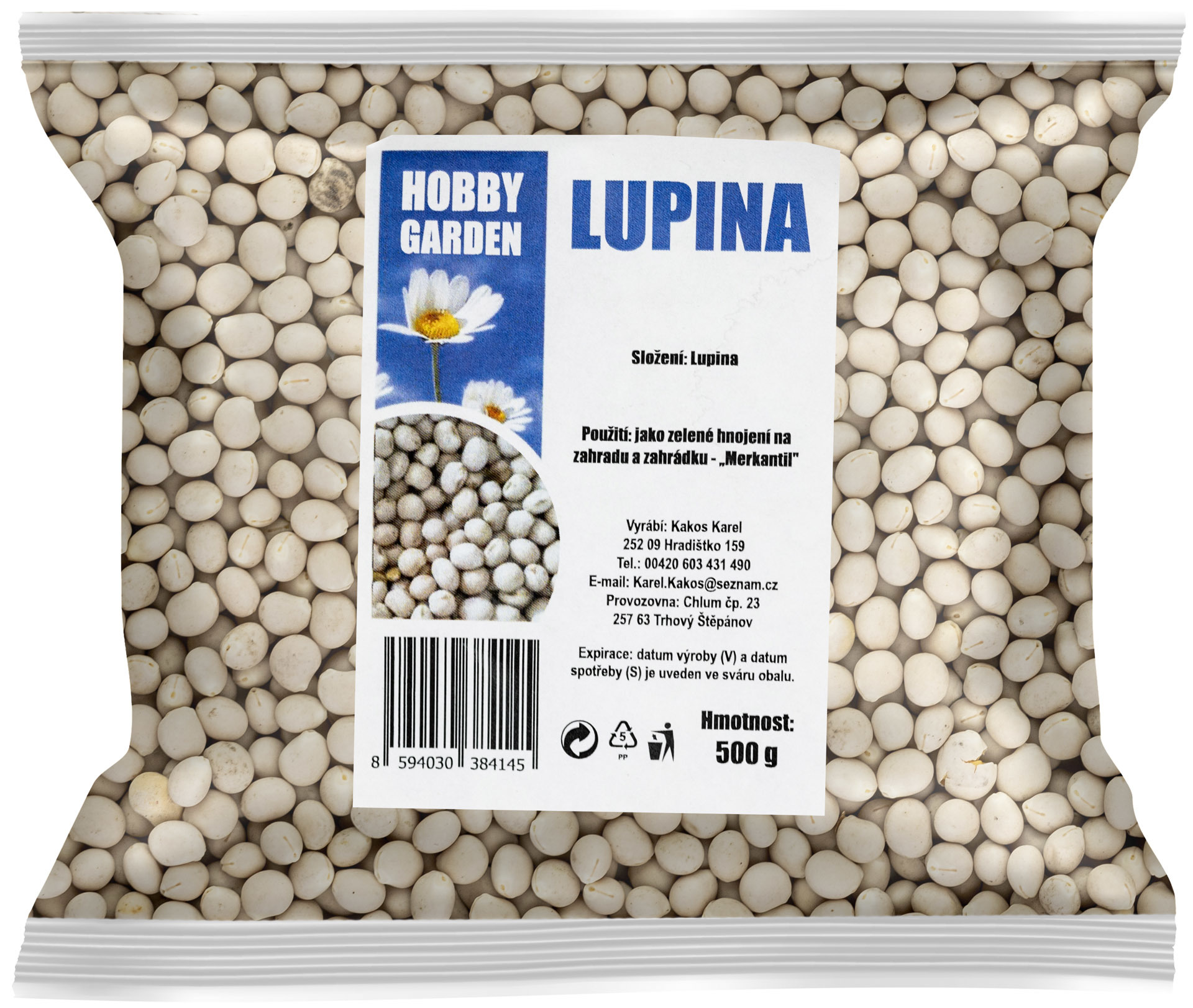Lupina - 500 g - - Megaknihy.cz