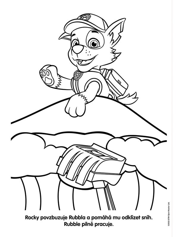 Tlapková patrola - Omalovánky s voskovkami - kolektiv - Megaknihy.cz