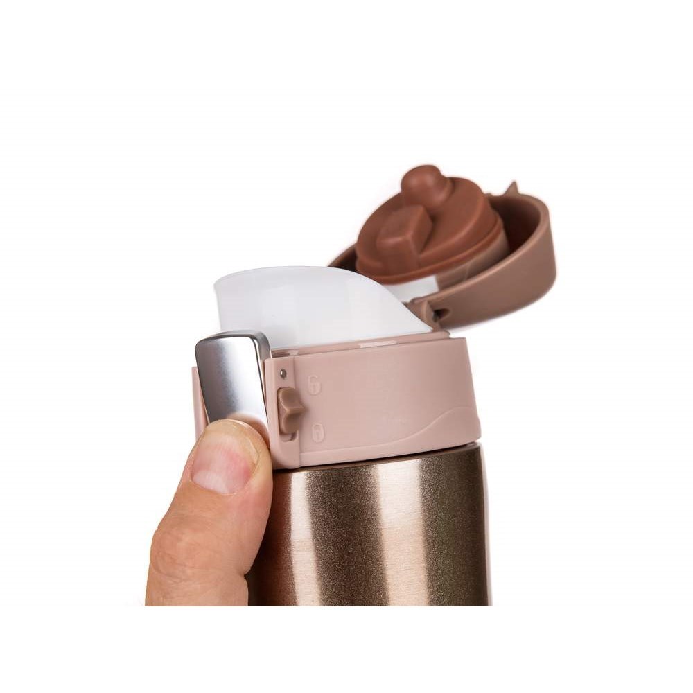 BANQUET Termoska cestovní BODO 430 ml, zlatá metalická - - Megaknihy.cz