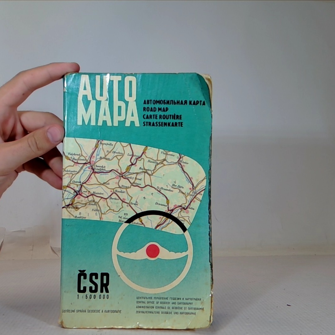 Auto mapa čsr - 1 : 500 000 - Kolektiv Autorů - Megaknihy.cz