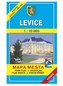 Levice Mapa mesta Town plan Stadtplan Plan miasta Várostérkép ...